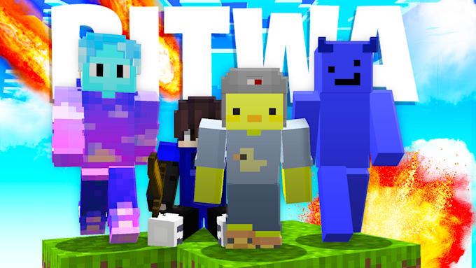 Design minecraft 2d clickbait thumbnail in 12 hours by Fezisback | Fiverr