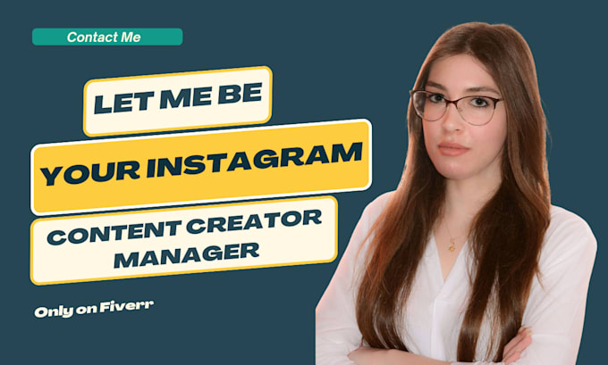 Be your instagram content creator and manager by Sara5kau | Fiverr