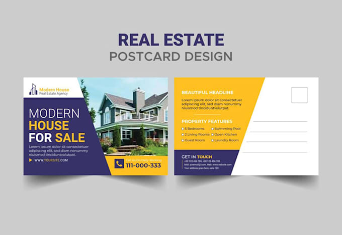 Create eddm, rack card, postcard, or flyer design by Studiomarvel | Fiverr