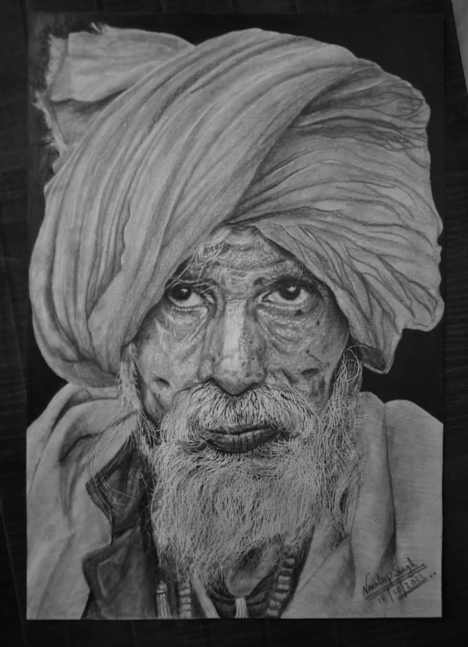 Make hyper realistic sketches by Nvi_art | Fiverr