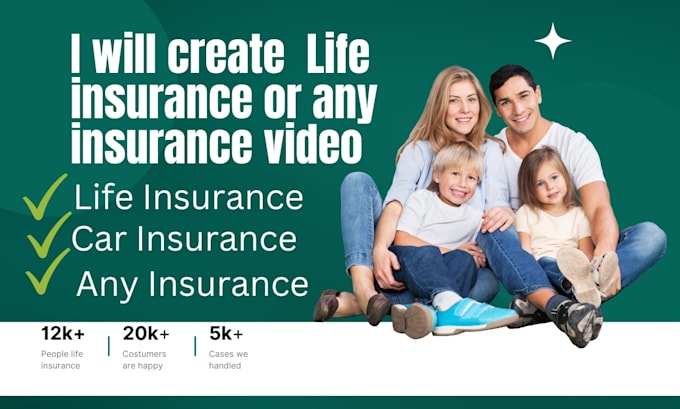 Create life insurance video or any insurance video with custom ...