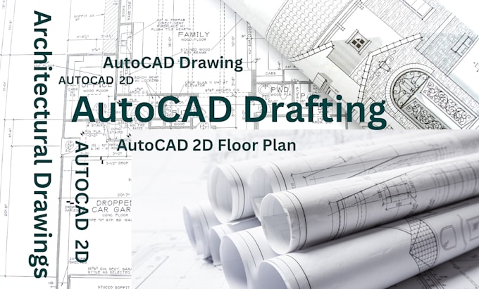 Do autocad drawing archectural design 2d floor plan by Shawonaminul ...