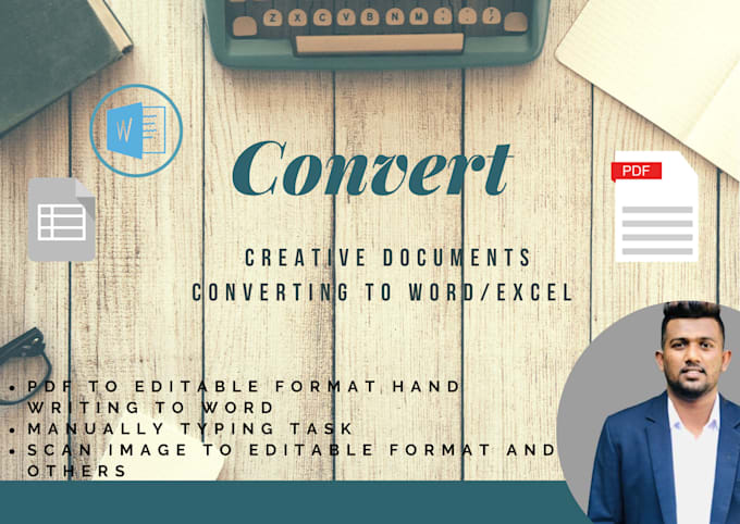 Pdf To Word Handwriting To Word Convert Scan Pdf To Excel By Tsnet97 Fiverr