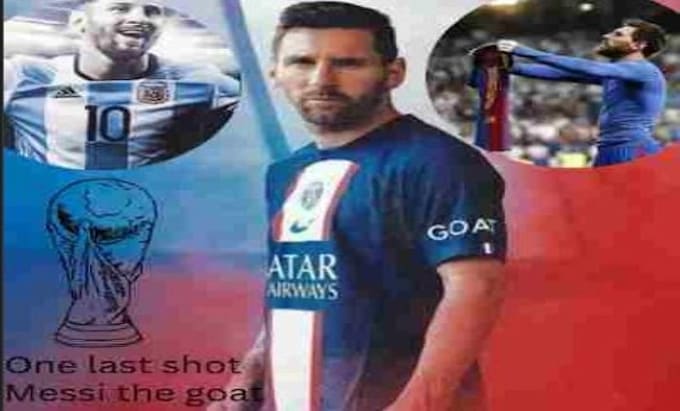 Leo messi the goat lm 10 by Arhaniqbal | Fiverr