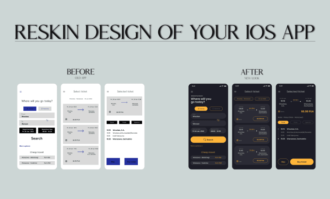 Improve, redesign, reskin, modify your ios app by Vesta_uiux | Fiverr Improve, redesign, reskin, modify your ios app by Vesta_uiux | Fiverr