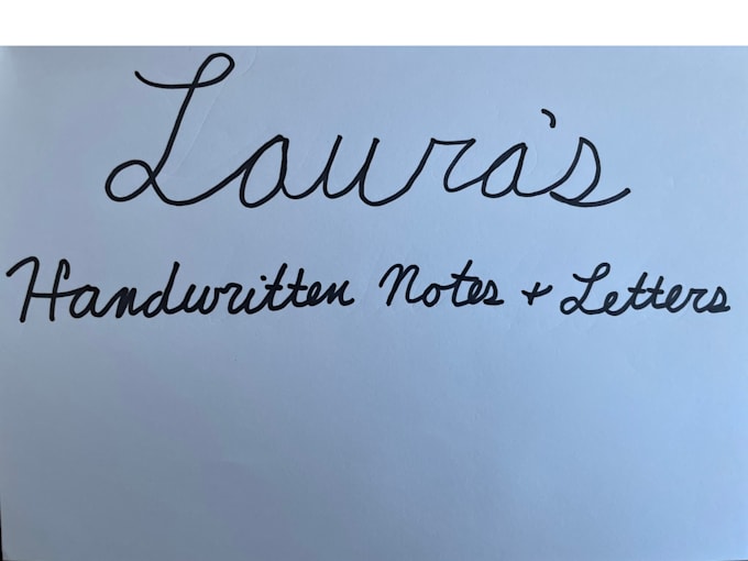 Handwrite your document in cursive by Lauralangan | Fiverr