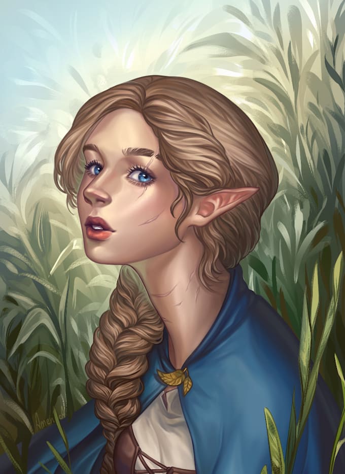 Draw a fantasy portrait for you by A_menc_a | Fiverr