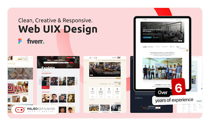 Design creative, unique, and high quality website by Majedsiefalnasr ...