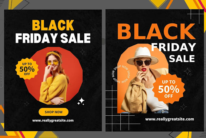 Desing black friday flayer and video ads by Medchakouh | Fiverr