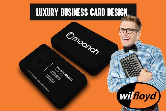 Do luxury business card design in 8 hours by Wilfloyd | Fiverr