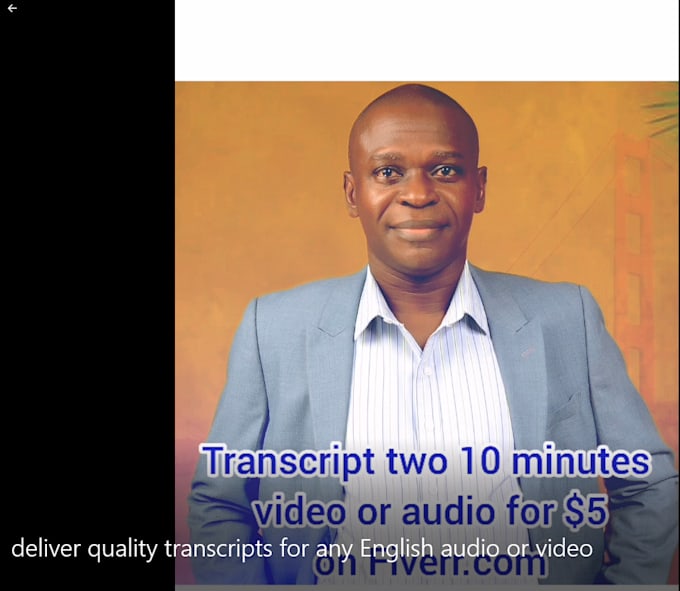 Deliver quality transcripts for any english audio or video by ...