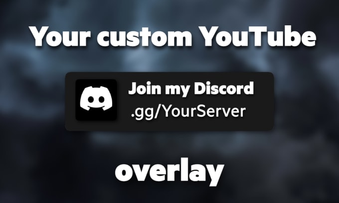 Create this animated discord overlay for your youtube video by ...