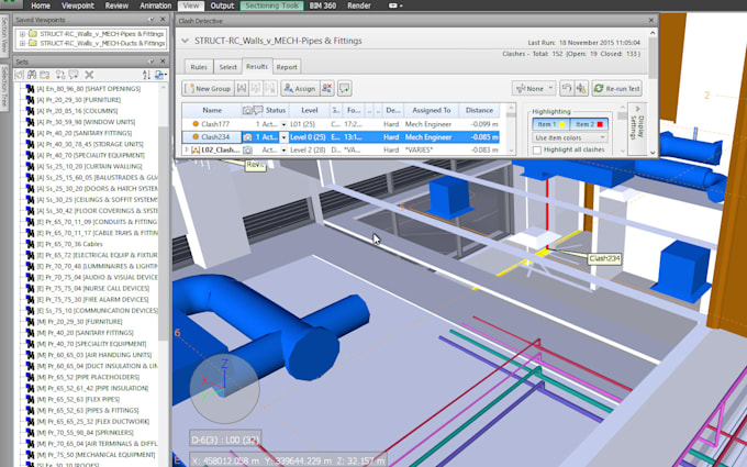 Do clash detection with autodesk navisworks manage by Galisaj | Fiverr