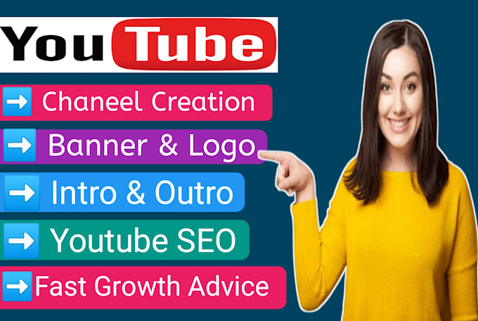 Create, setup and optimize youtube channel by Eakther | Fiverr Create, setup and optimize youtube channel by Eakther | Fiverr