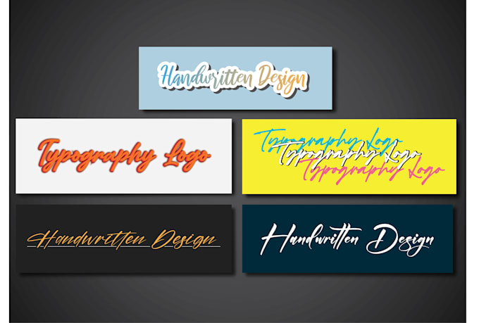 Create a handwritten style logo for you within 24hrs by Keejjay | Fiverr