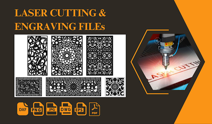 Create a dxf and other files for cnc laser cutting by Zeeshandogar777 ...