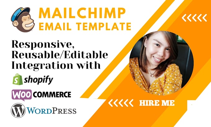 Design your mailchimp newsletter template by Marfinramos | Fiverr