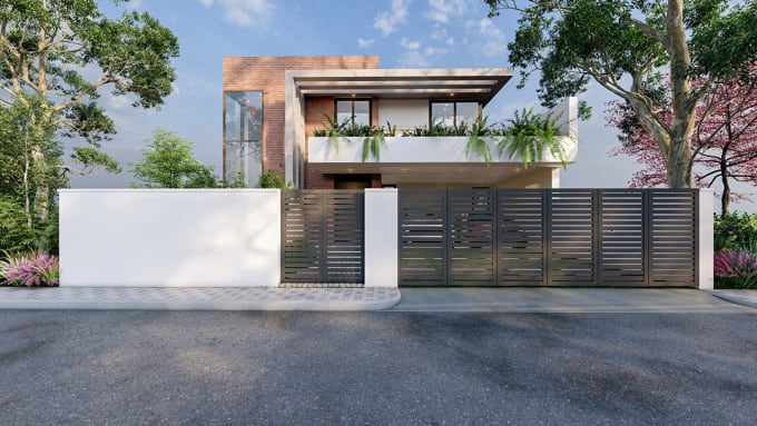 Do realistic architectural 3d modeling and renderings by Tharindu_tm | Fiverr