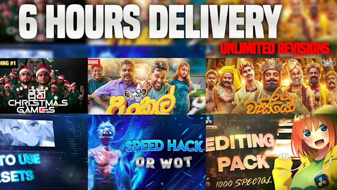 Design catchy thumbnails in 6 hours by Dishencer | Fiverr