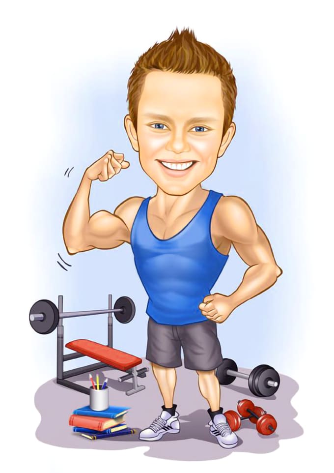 Draw funny cartoon caricature, single, group by Erminiogagli | Fiverr Draw funny cartoon caricature, single, group by Erminiogagli | Fiverr