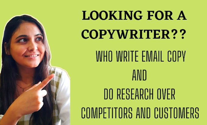 Be your email copywriter for your sales email campaign by Shagufa10bano ...