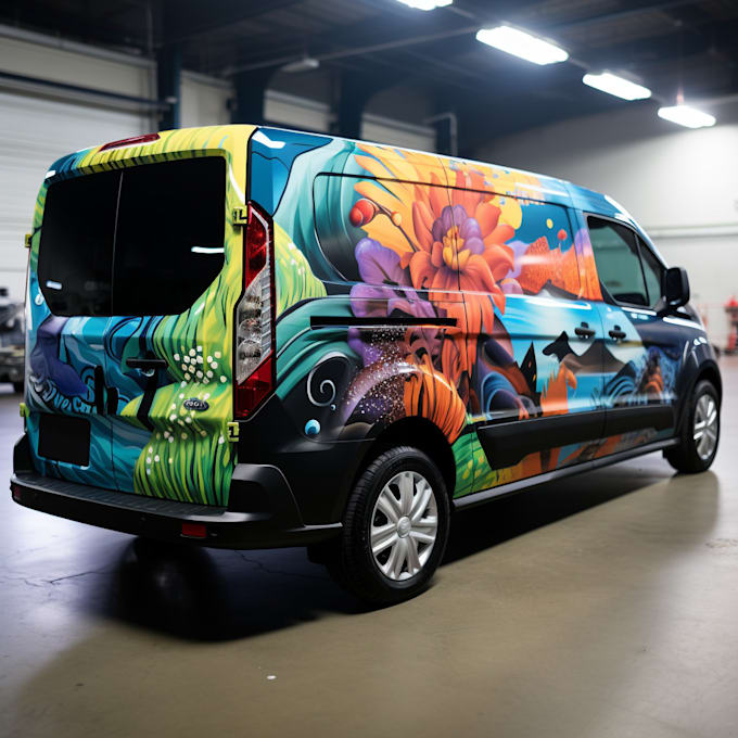 Do eye catching unique vehicle wrap design for you by Mareneschmidt | Fiverr