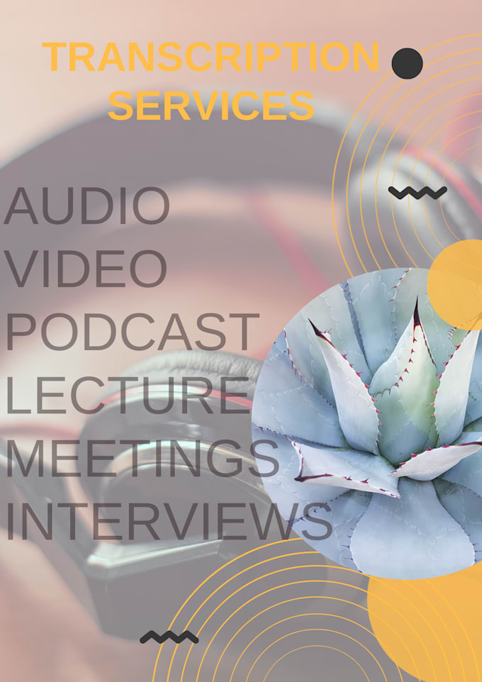 Deliver a transcribed transcript for your video and audio by Lorynea3 ...