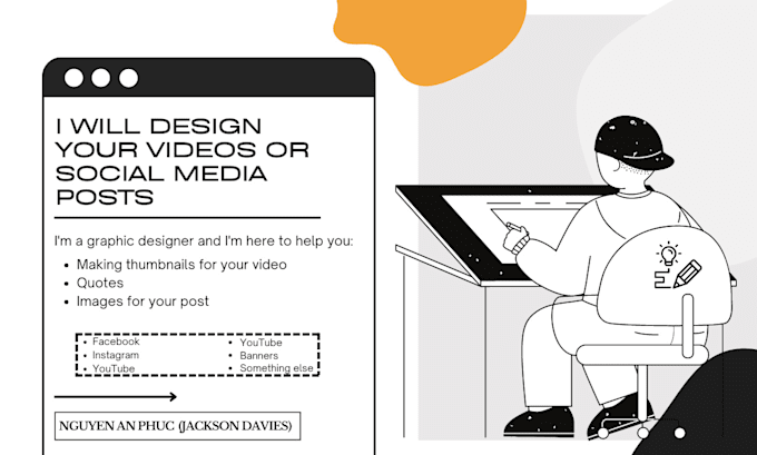 Design your social media posts, thumbnails by Jackson_davies | Fiverr