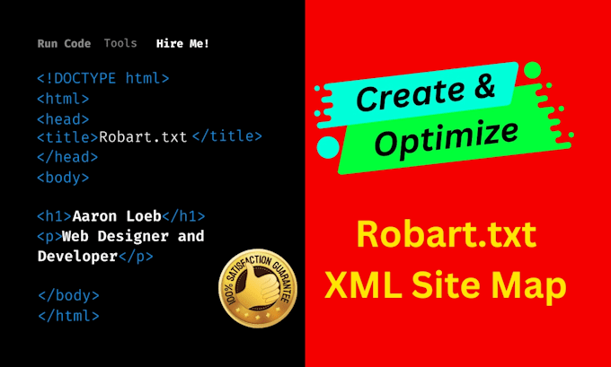 Create optimize xml sitemap and robots txt file by Talha0055 | Fiverr Create optimize xml sitemap and robots txt file by Talha0055 | Fiverr
