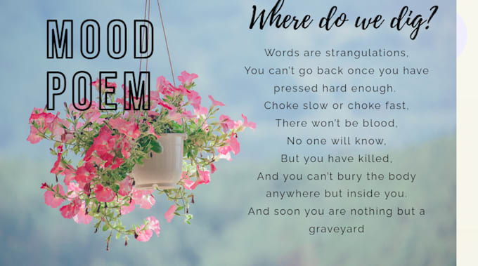 Write any abstract, nostalgic poem for your mood by Busigeek_roy | Fiverr