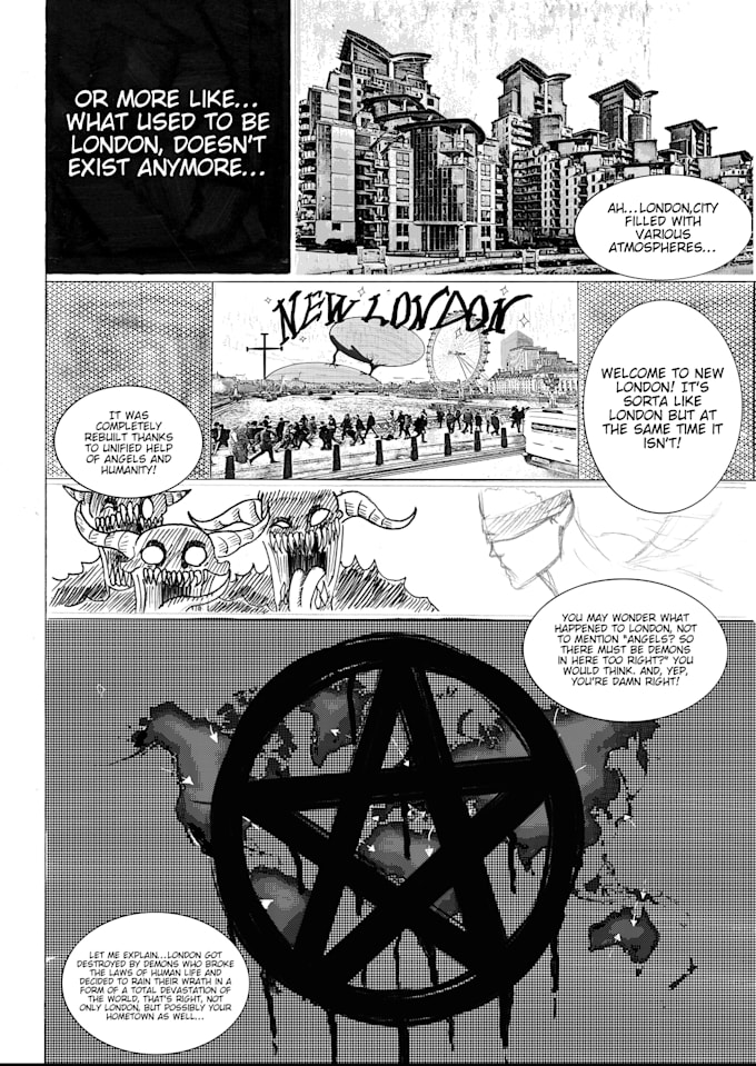 Make a small comic strip for your idea by Rickyisinsane | Fiverr