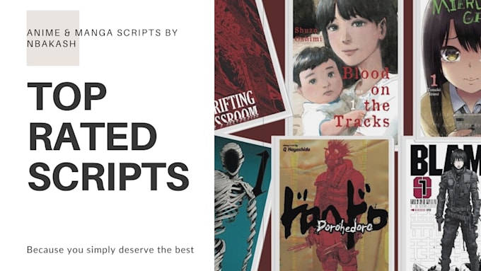 Write anime, manga, and movie scripts for youtube or blog articles by ...