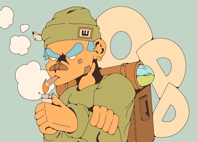 Design a stylistic character for you by Ducklberry | Fiverr