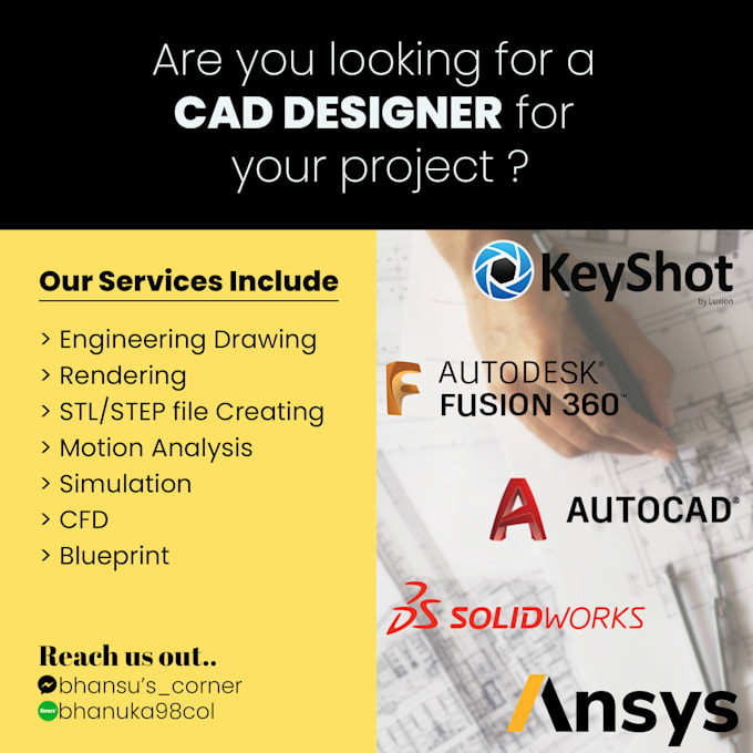 Do engineering drawings for you by Bhanuka98col | Fiverr