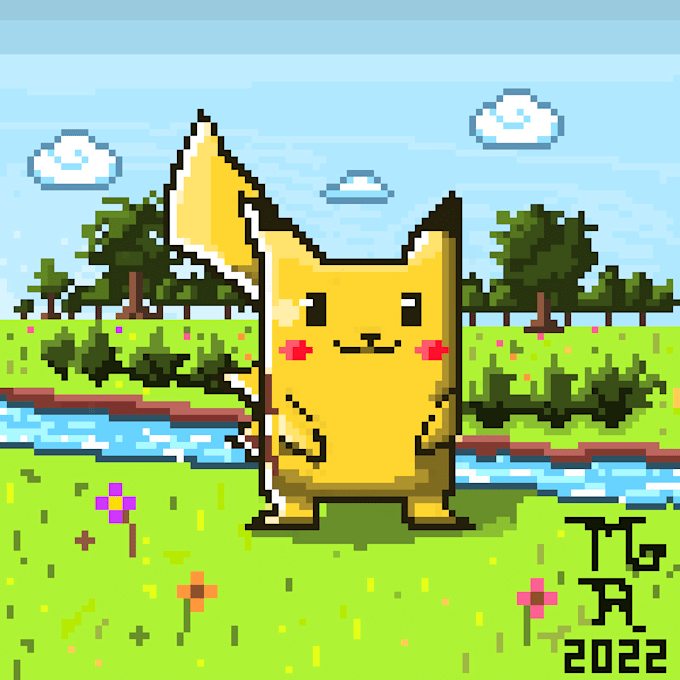 Create pixel art 8 bit designs, characters and icons for you by ...