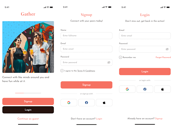 Design a user friendly mobile app with a modern style by Oladapooooo ...