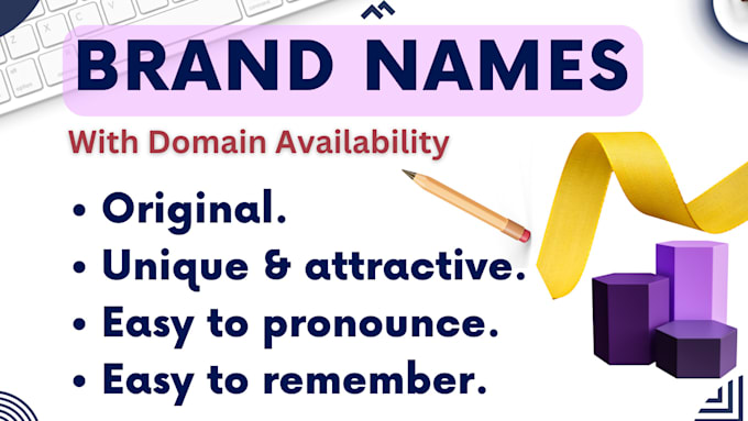 Create unique and attractive brand names, business names, and product ...
