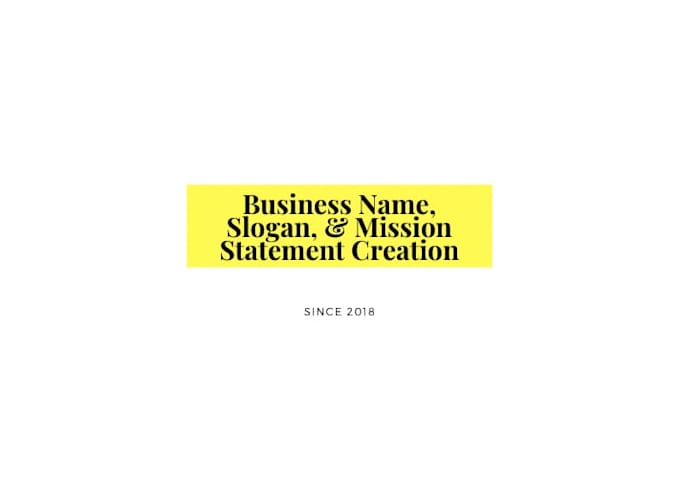 Create brand names, slogans and mission statement by Kenedimniyashop ...