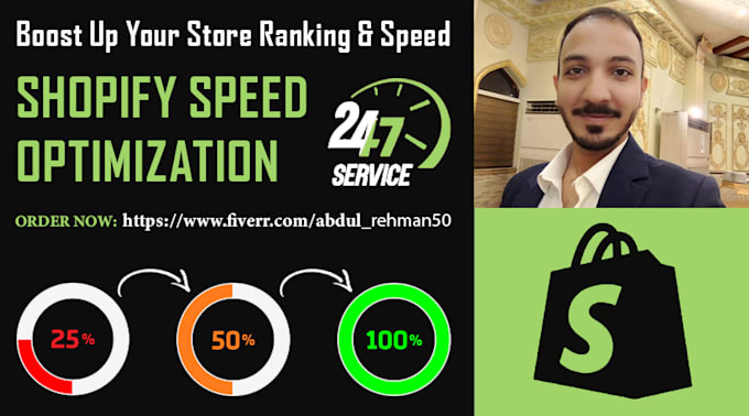 Do shopify speed optimization and boost up your store speed by Abdul_rehman50 | Fiverr