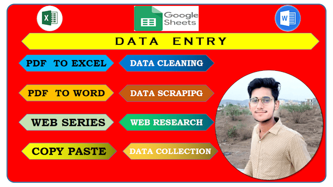 Do excel data entry for web scraping, data cleaning or find emails address by Luckyjaat1 | Fiverr