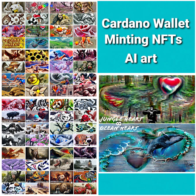 Create cardano wallet and mint nfts customed ai art by Harmonieyang | Fiverr