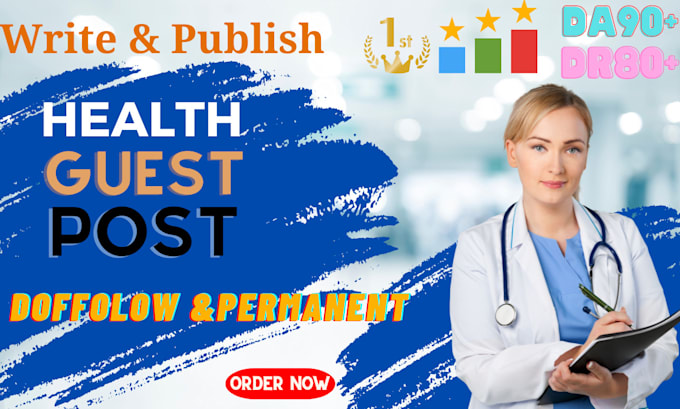 Do guest post on health and care blogs by Seobidding | Fiverr