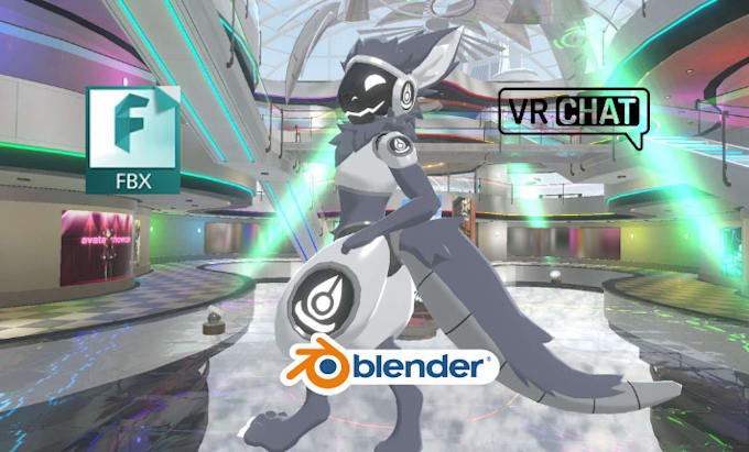 Create, edit and texture your custom furry, vroid avatar for vrchat by ...