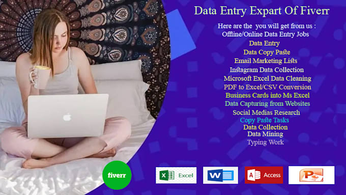 Data entry and copy paste expart by Uniqdijain | Fiverr