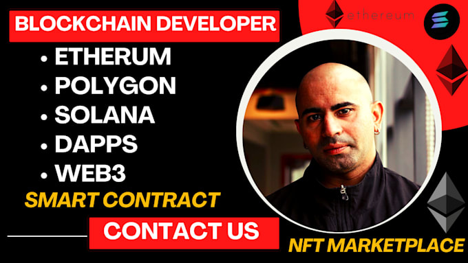 Be your blockchain developer for tokenization,presale, nfts, web3 or nft website by ...