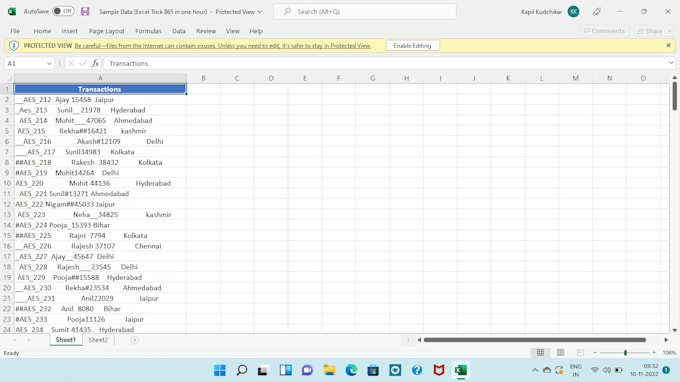 Quickly format, clean, split, combine, excel or csv data in the table ...