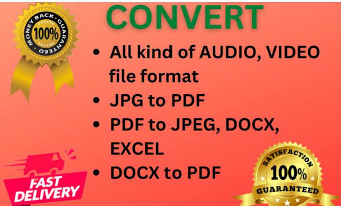 Perfectly convert mp4 to mp3 files by Chathuryawidana | Fiverr