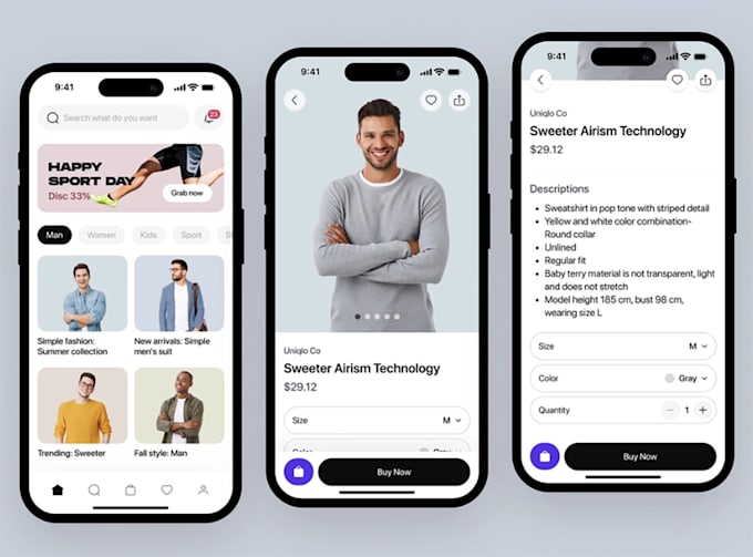 Develop mobile android and ios apps using flutter by Umaralvi148 | Fiverr