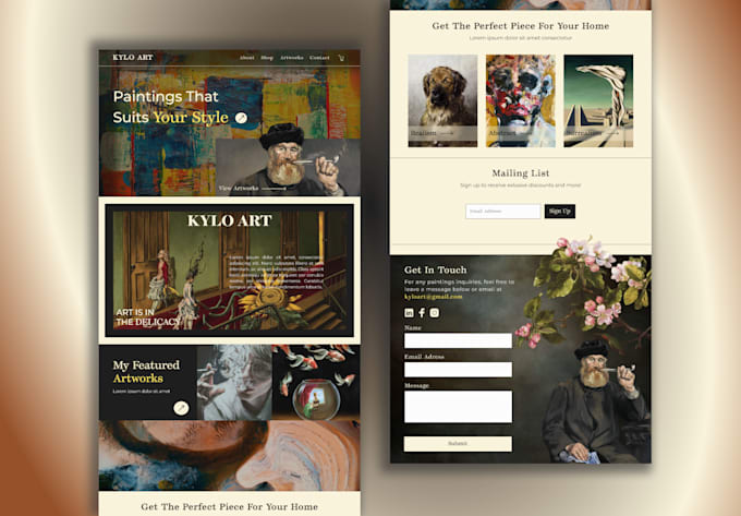 Design a simple yet modern and clean landing page by Niellechan | Fiverr