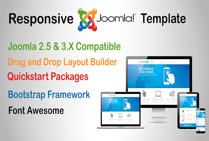 Give fully responsive premium joomla template by Forminds | Fiverr